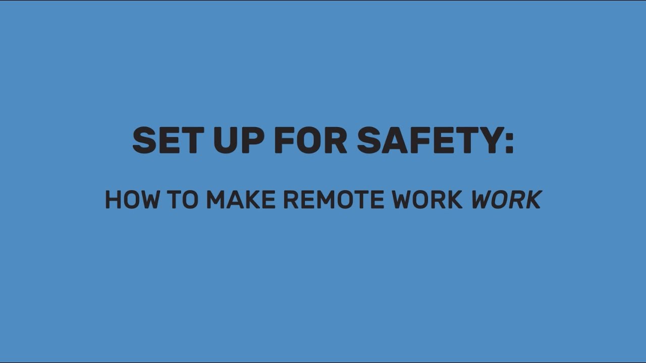 Remote Work Youtube