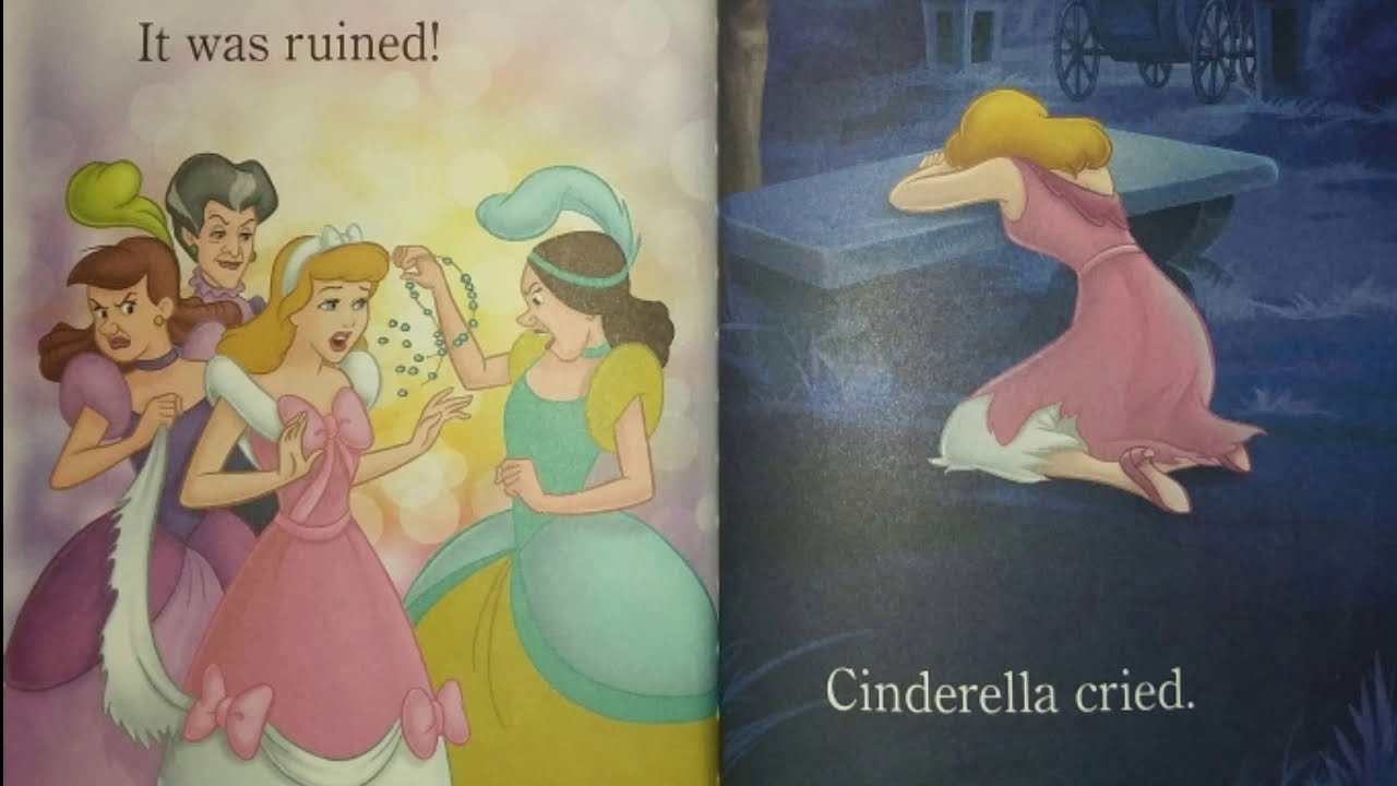 Read Aloud Book Disney Storybook Cinderella