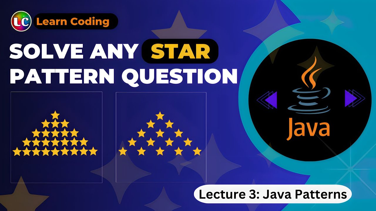 Java Program To Print Star Pattern Learn Coding Youtube