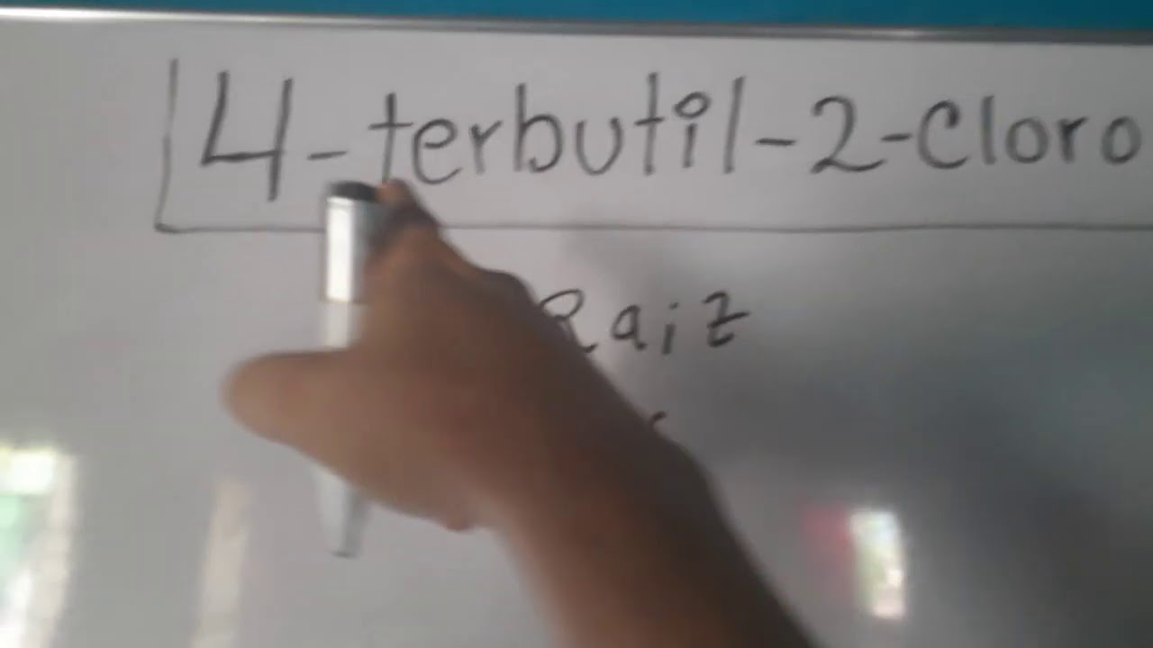 Estructura Del 4 Terbutil 2 Cloro 1 Hepteno Youtube