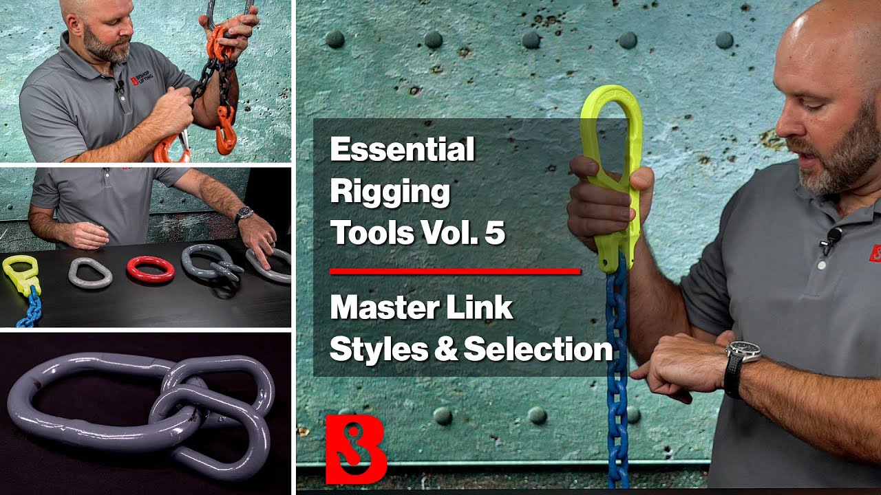 How To Pick Master Links For Lifting Sling Assemblies Crane Rigging