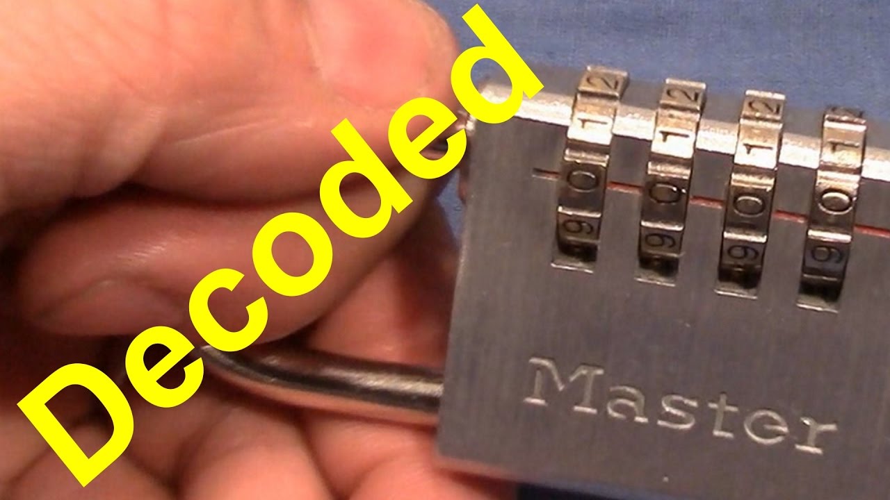 Combination Padlock Decoding At Jerry Fagan Blog