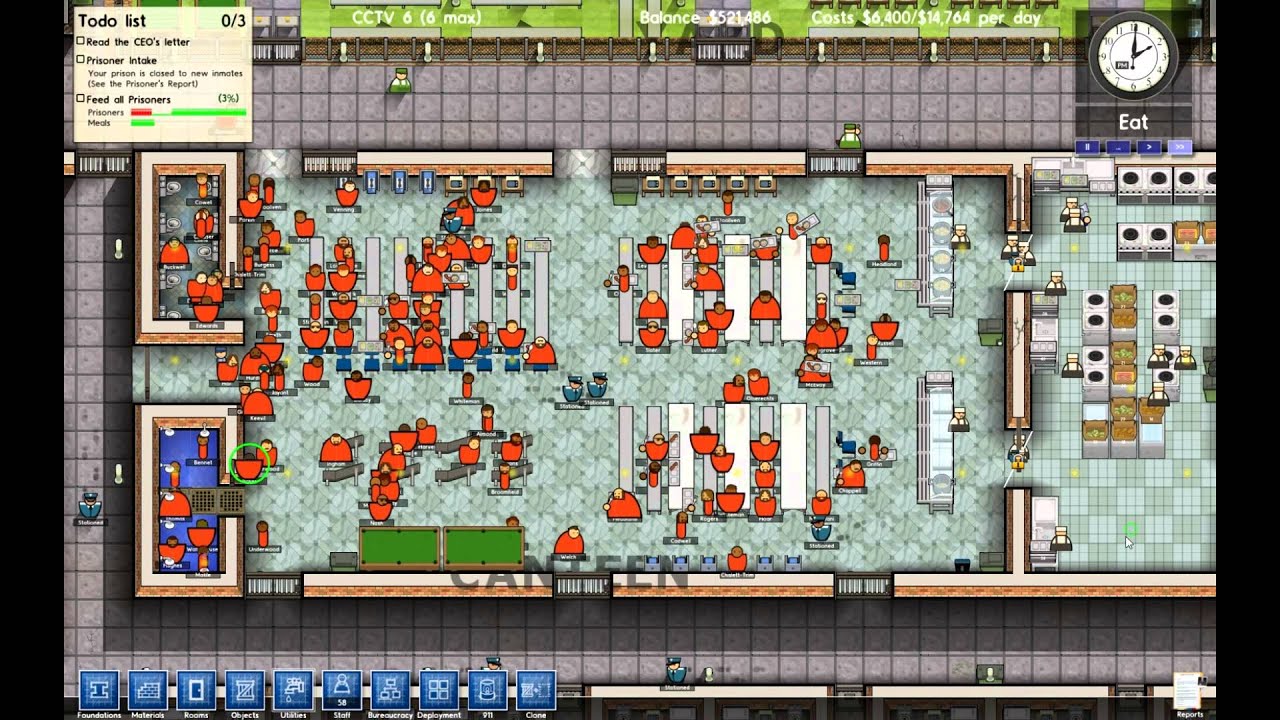 Maximum Security Prison Layout