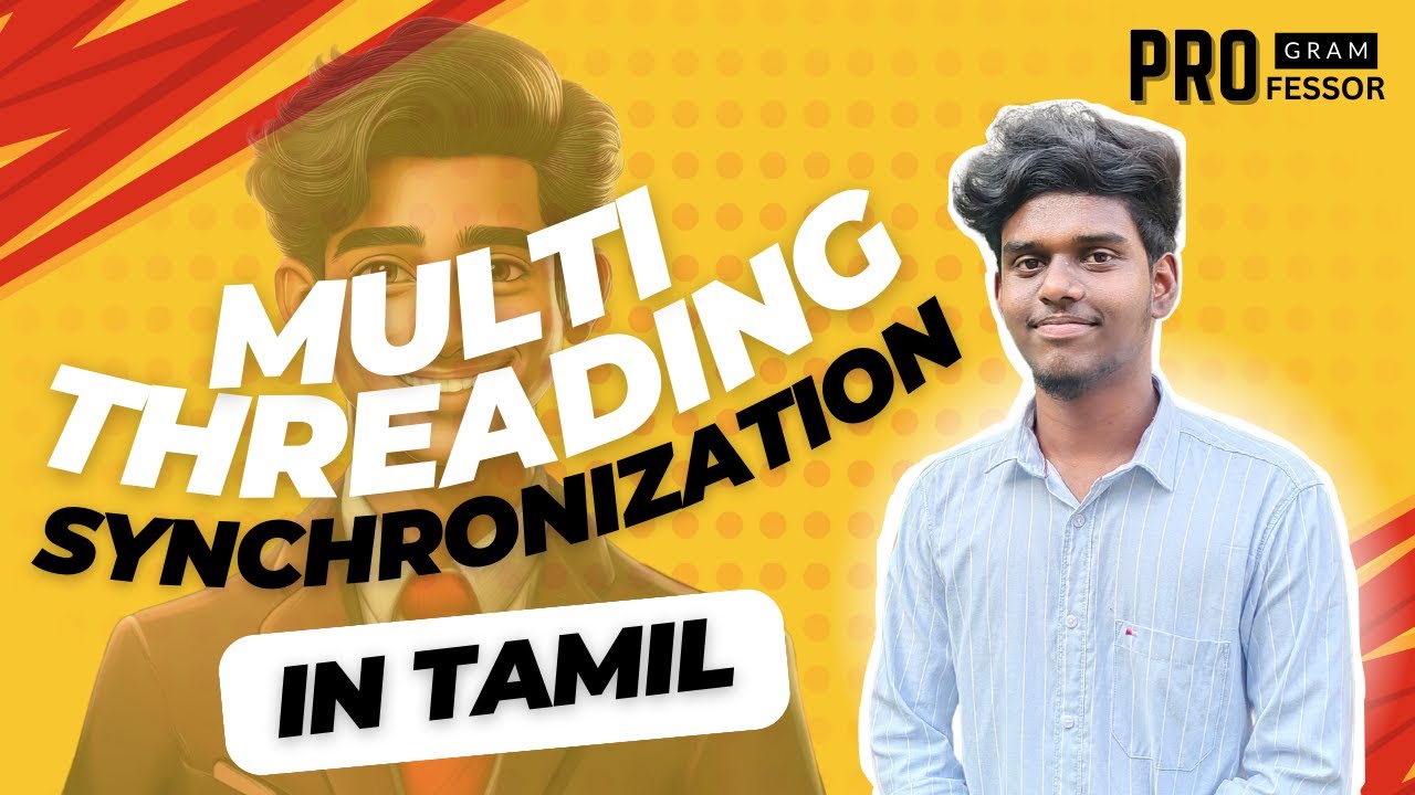 80 Synchronization In Multi Threading In Tamil Youtube