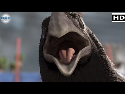Turbo Vs Crows Scene In Hindi Turbo 2013 Best Clips Ever Youtube