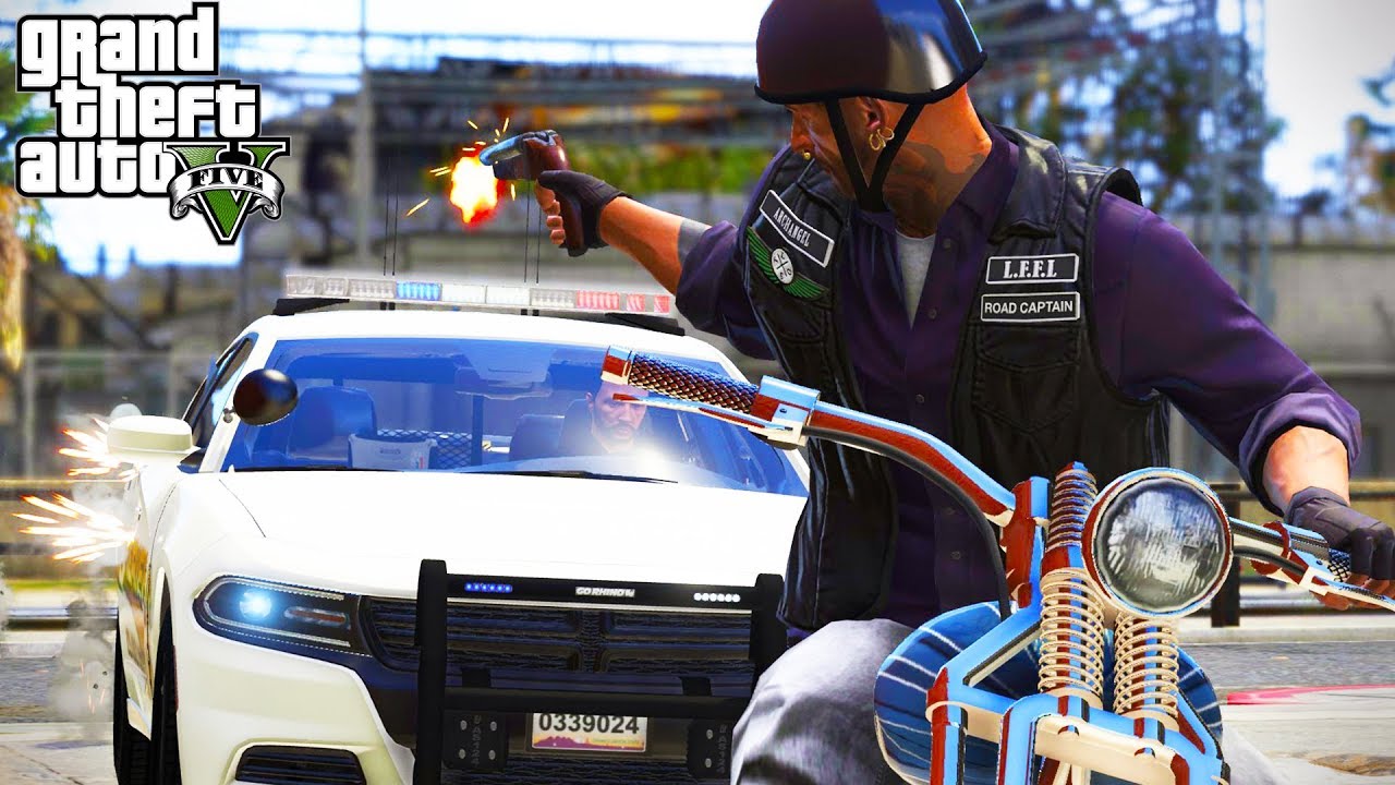 Motorcycle Chase Gone Wrong Gta 5 Roleplay Youtube