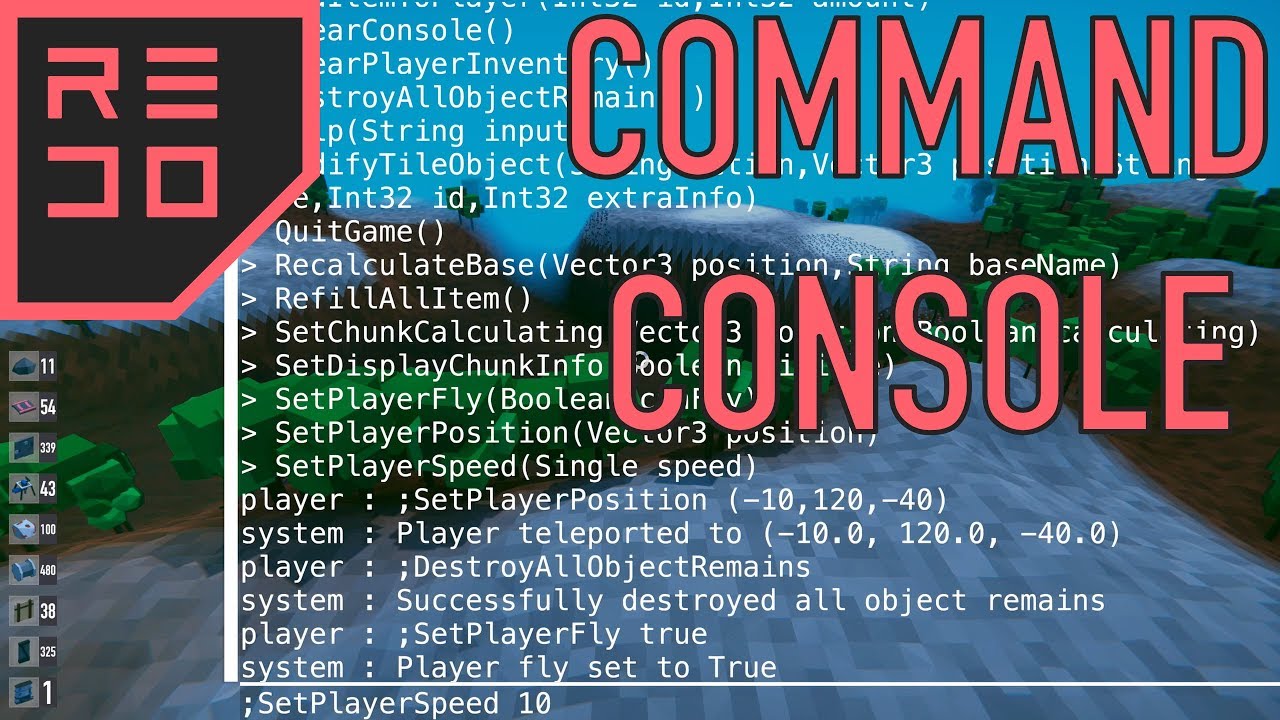 Command Console Unity Game Development Youtube
