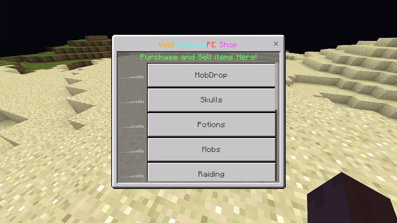 Shopgui Plugin Pocketmine Youtube