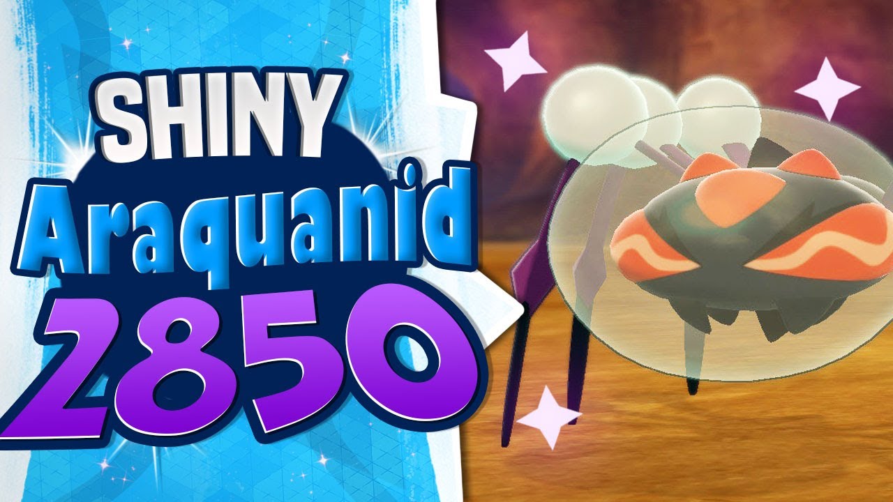 Shiny Araquanid After 2850 Encounters Pokemon Camp Reaction