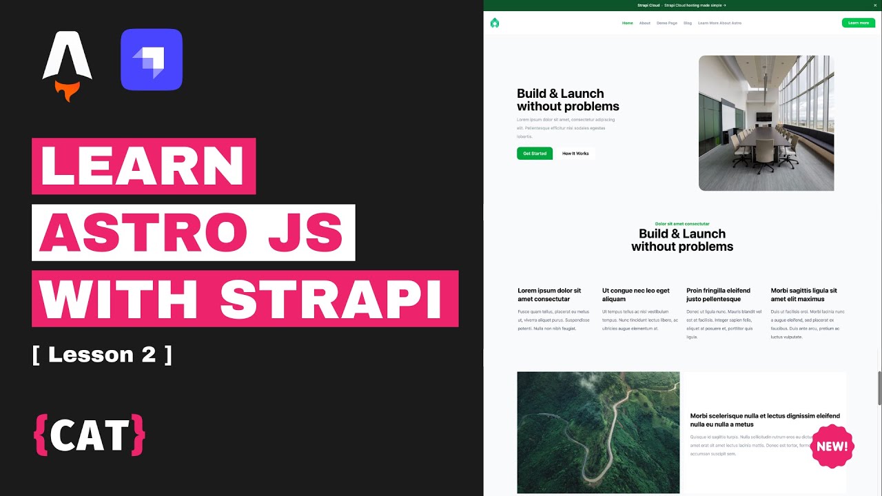 Astro Js Crash Course With Strapi Headless Cms Lesson 2 Youtube