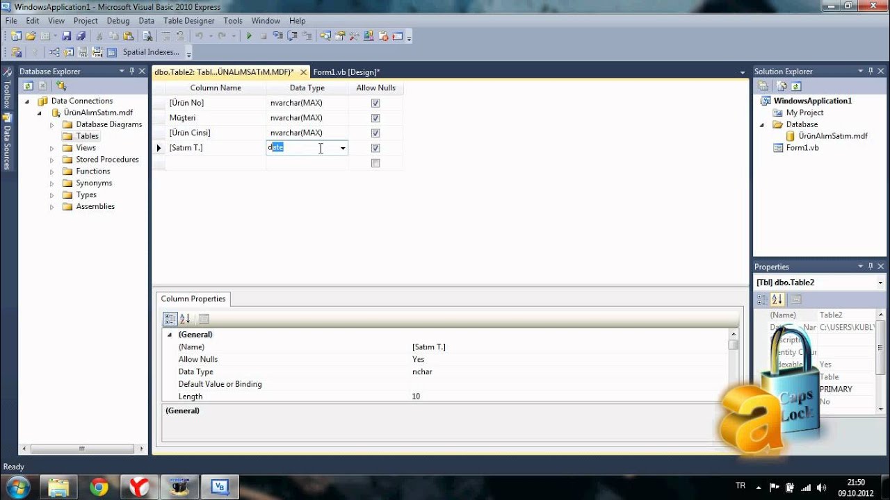 Visual Basic 2010 Database Tutorial Youtube