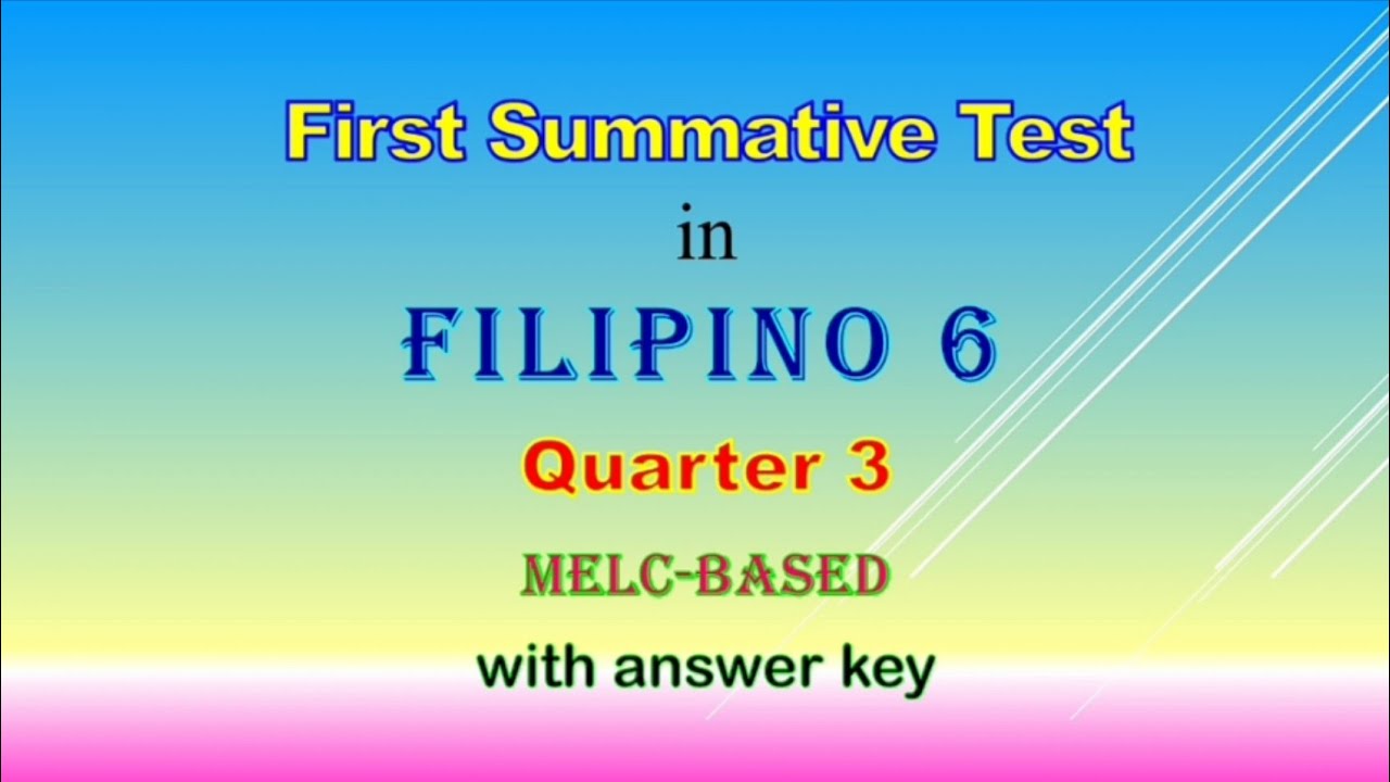 Grade 6 Summative Test No 3 1st Quarter In Basketball