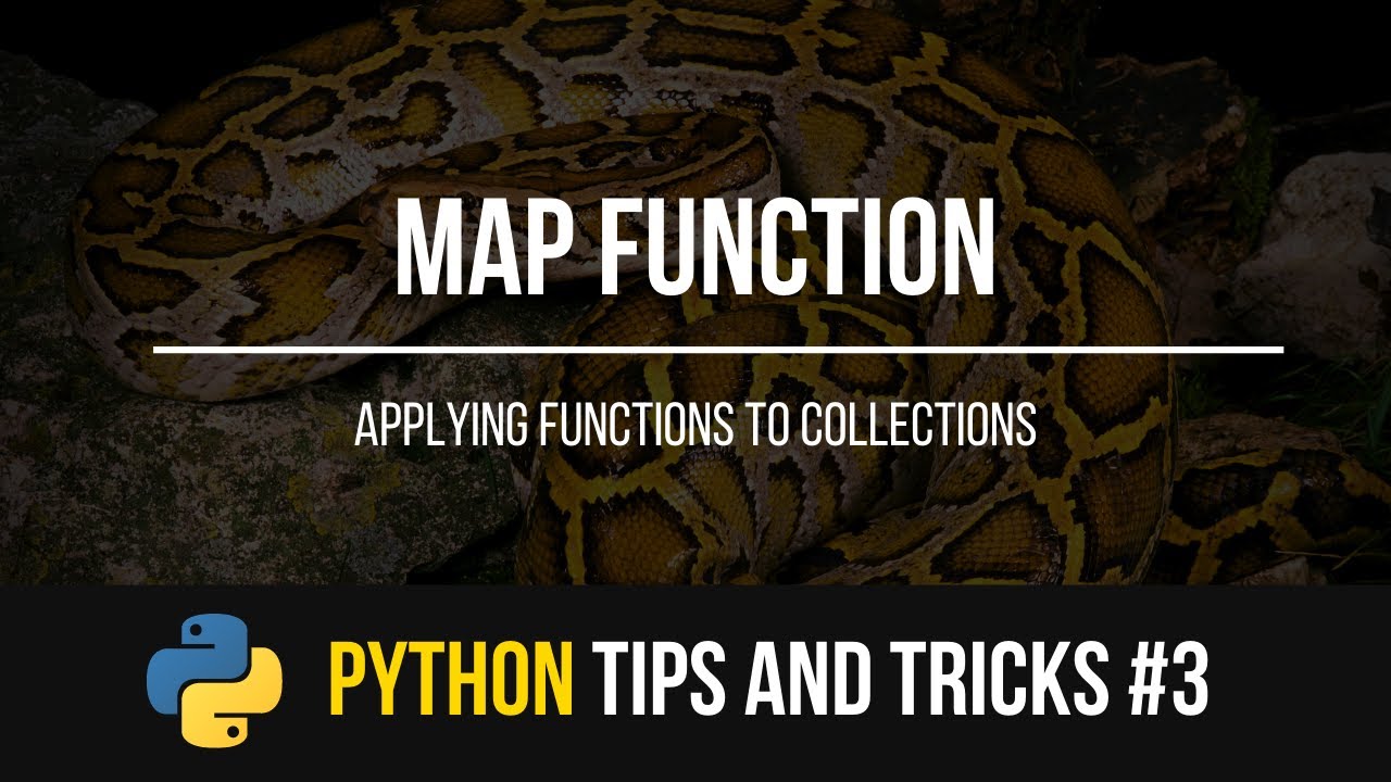 Map Function Python Tips And Tricks 3 Youtube