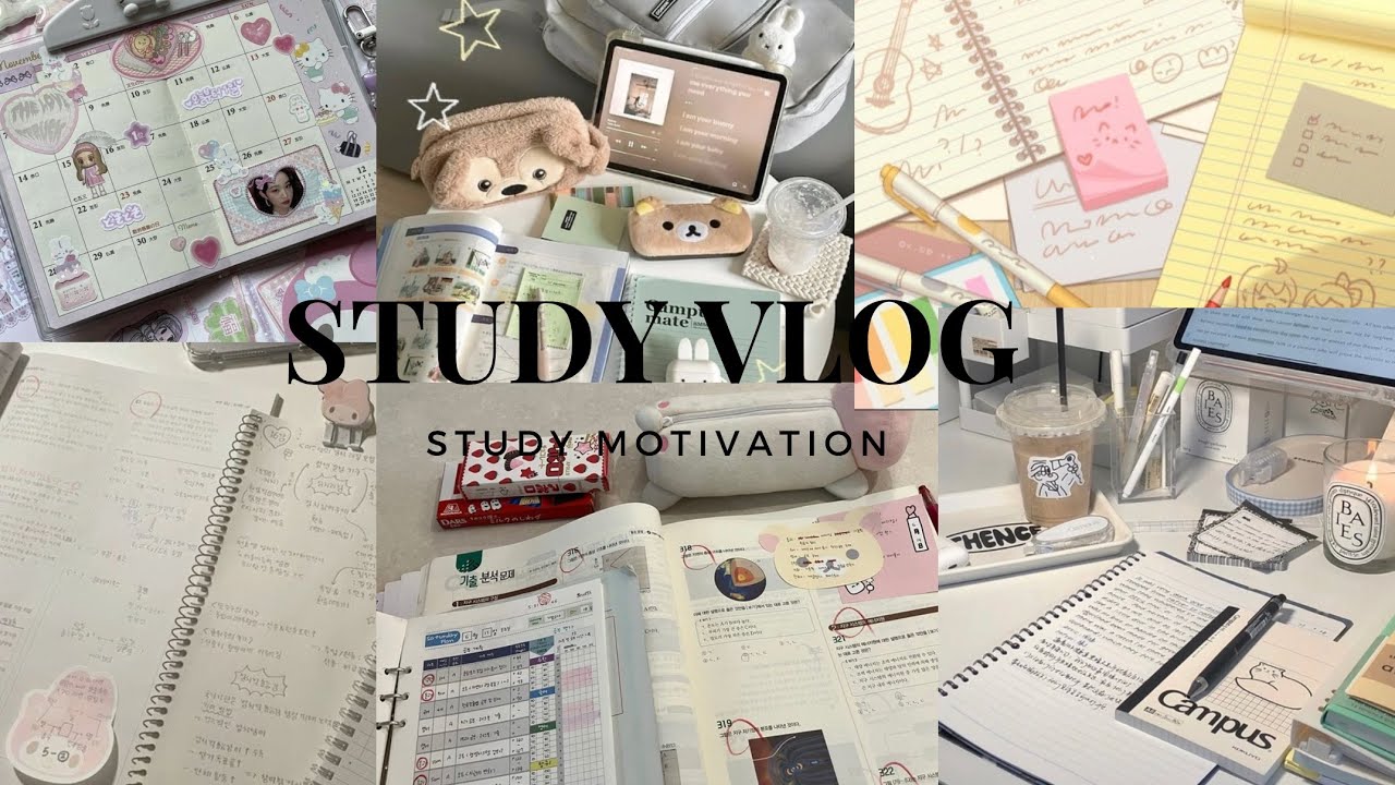 Study Vlog Study Motivation Youtube
