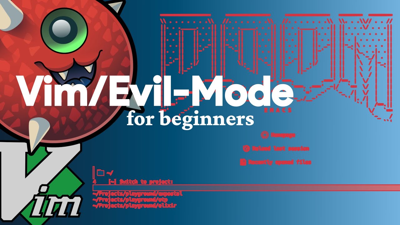 Moving In Doom Emacs For Beginners Vim Evil Mode Youtube
