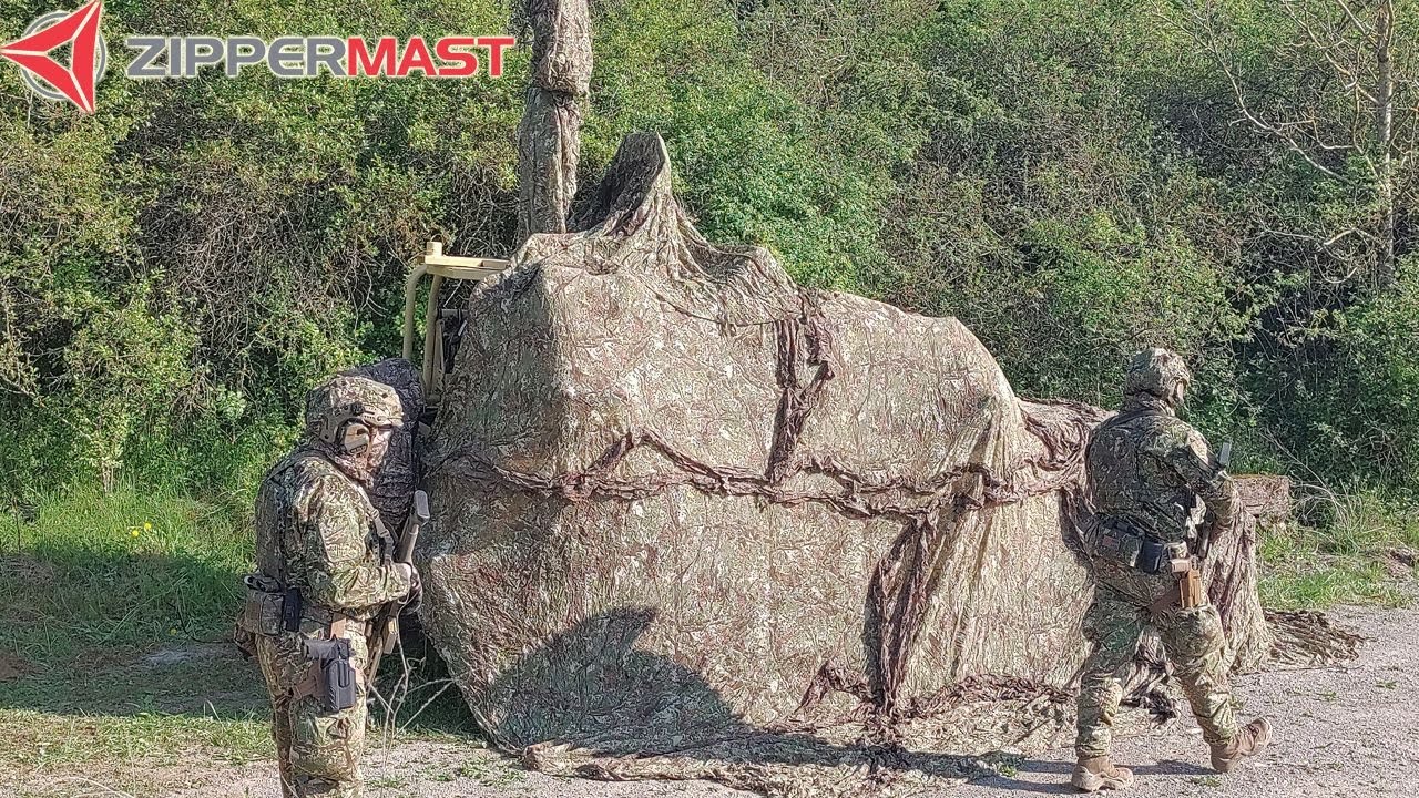 Zippermast 4 Isr Sensor Mast Technology For Intelligence Surveillance