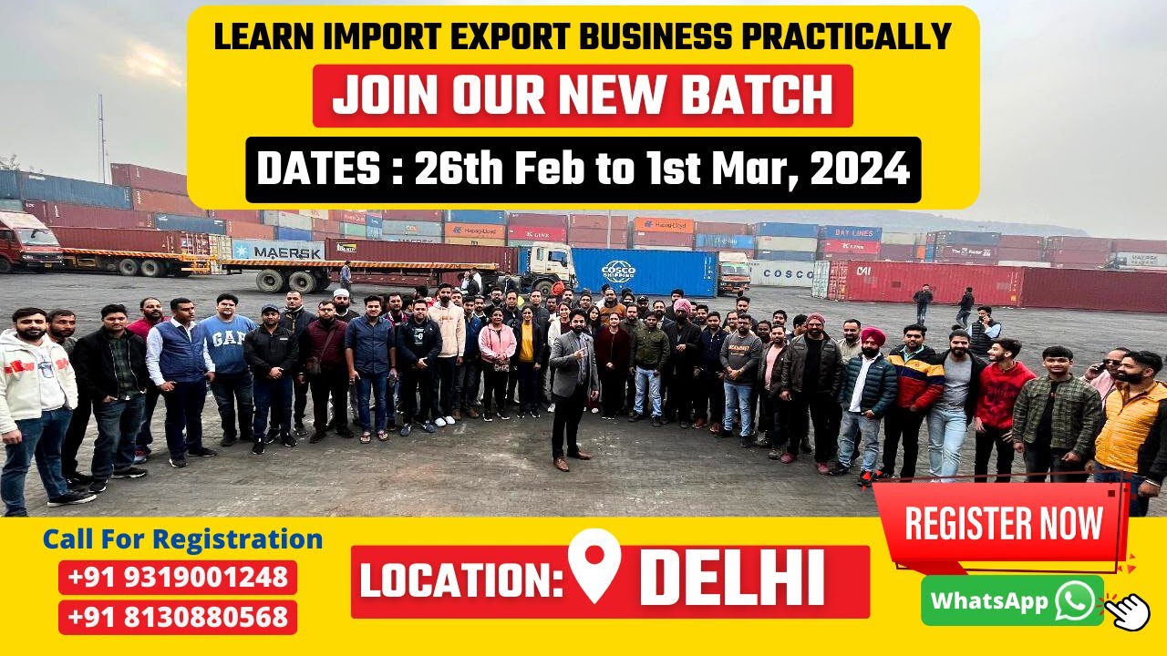 How To Start Import Export Business Import Export Course In Delhi