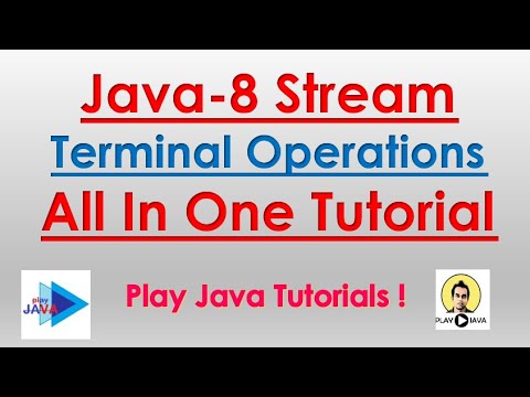 Java 8 Terminal Operations Of Stream Api Terminal Operations