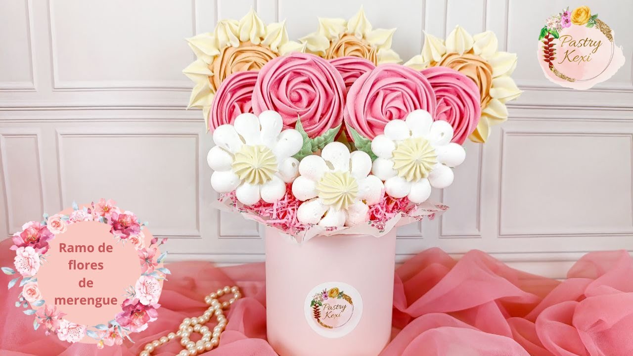 Ramo De Flores De Merengue Meringue Flowers Bouquet For Mother S Day