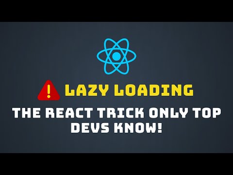Why Top React Developers Are Using This Lazy Loading Strategy Youtube