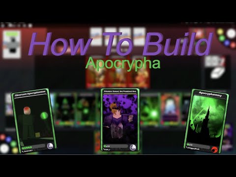 Blox Cards How To Build Apocrypha Youtube