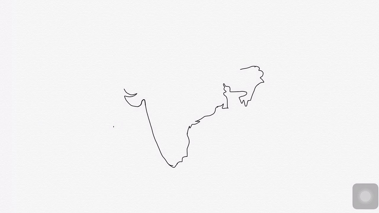 How To Draw The Map Of India Freehand Youtube