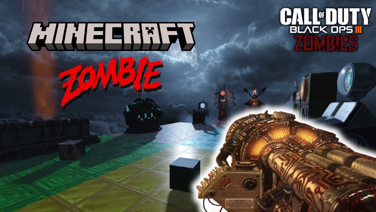 Minecraft One Window Challange Map Bo3 Custom Zombies Youtube