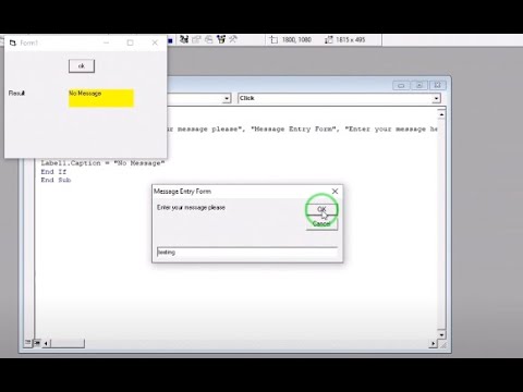 Vb 6 0 24 Sample Inputbox Function Youtube