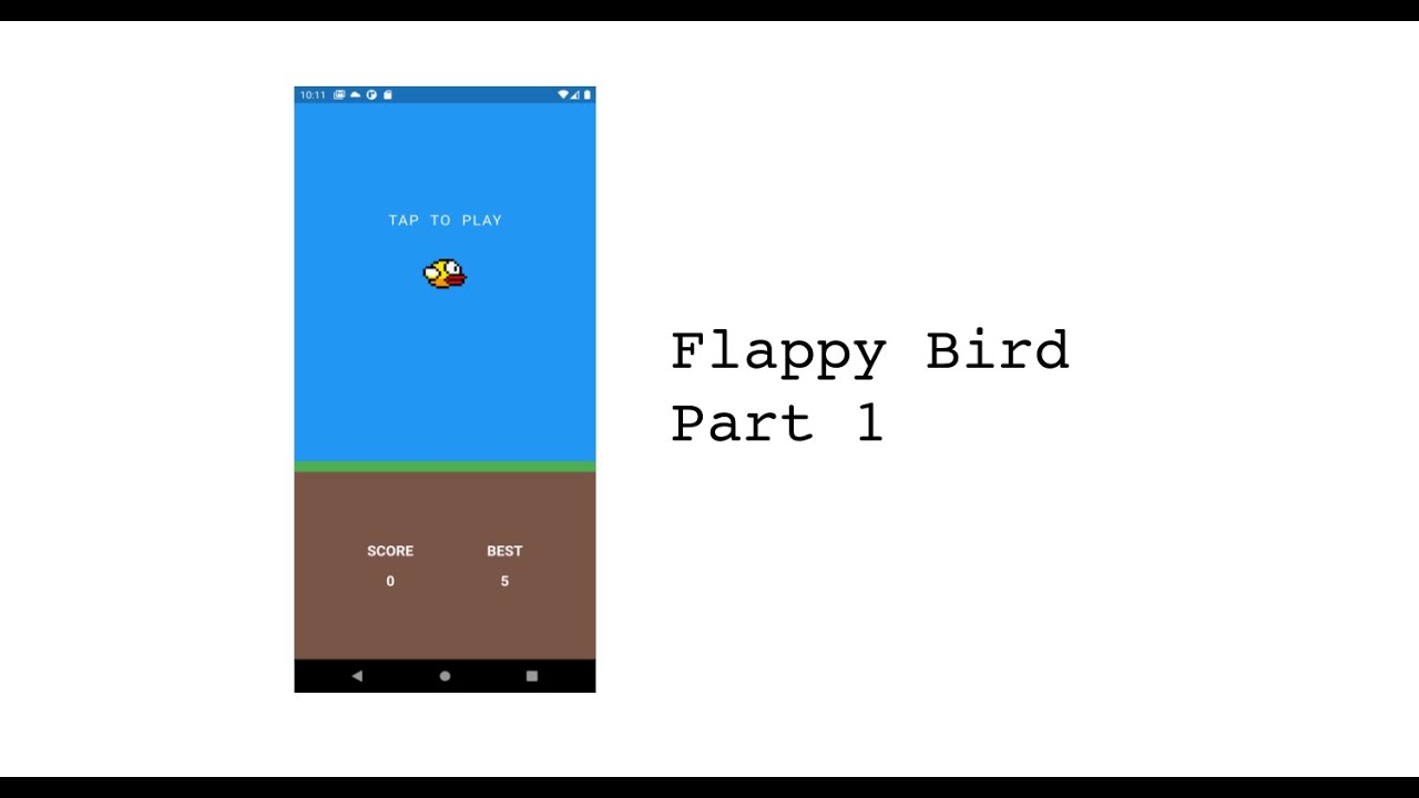 Flappy Bird Flutter Part 1 Youtube