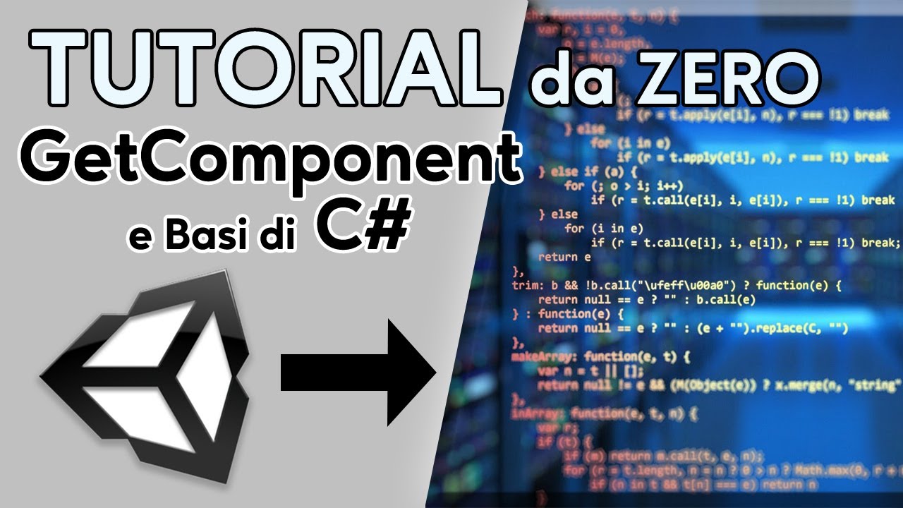 Creare Un Gioco Con Unity Tutorial Ita 2 Getcomponent C Youtube