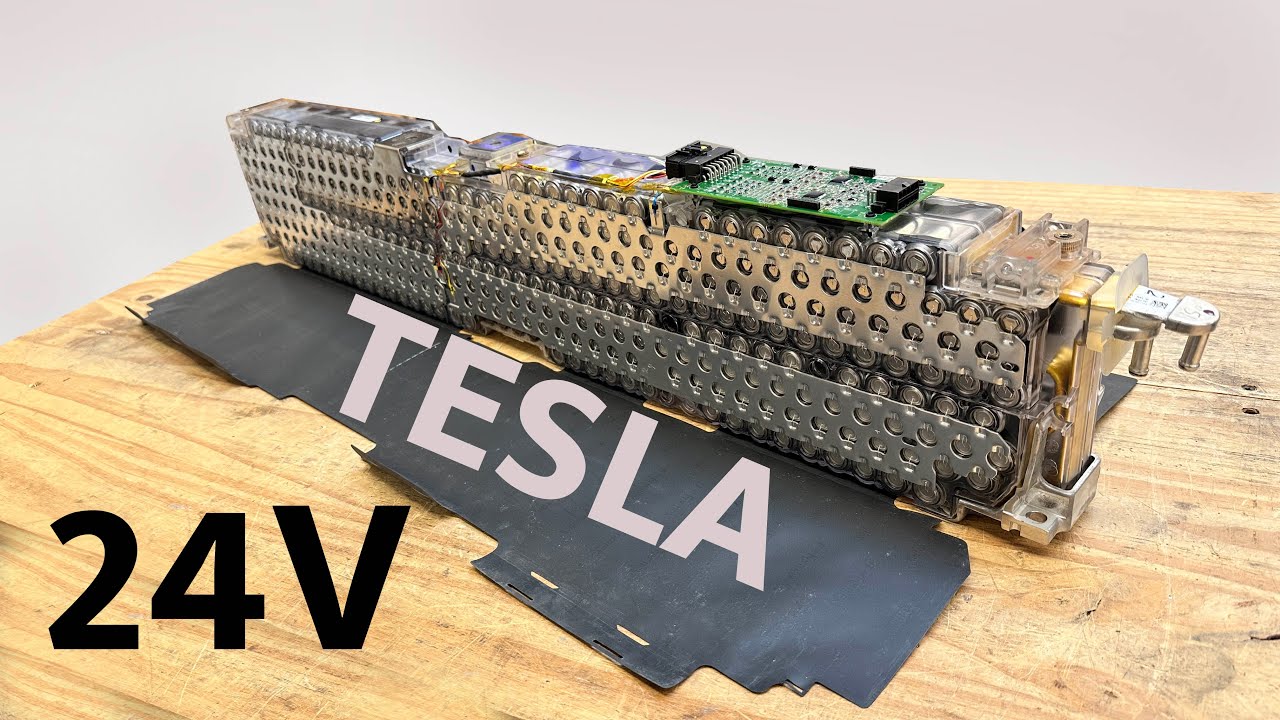24v 3kwh Tesla Battery Modules Youtube
