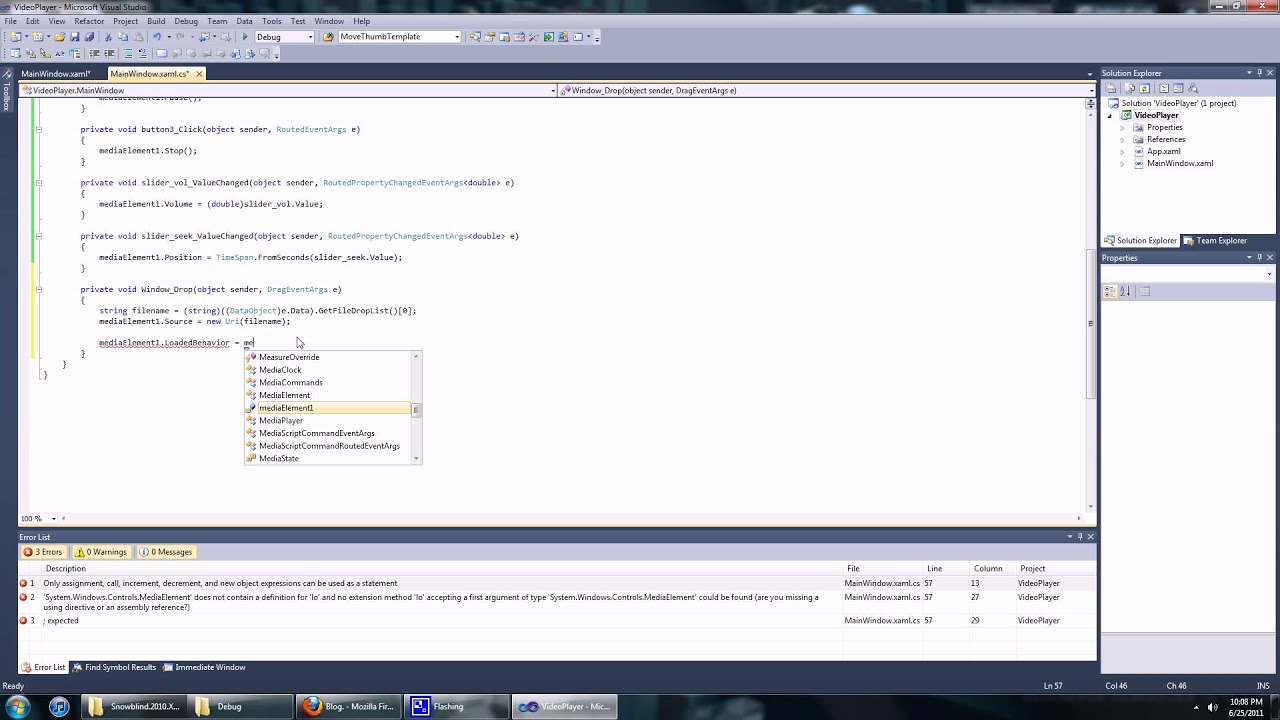 Tutorial Simple Video Player Using Wpf C Youtube