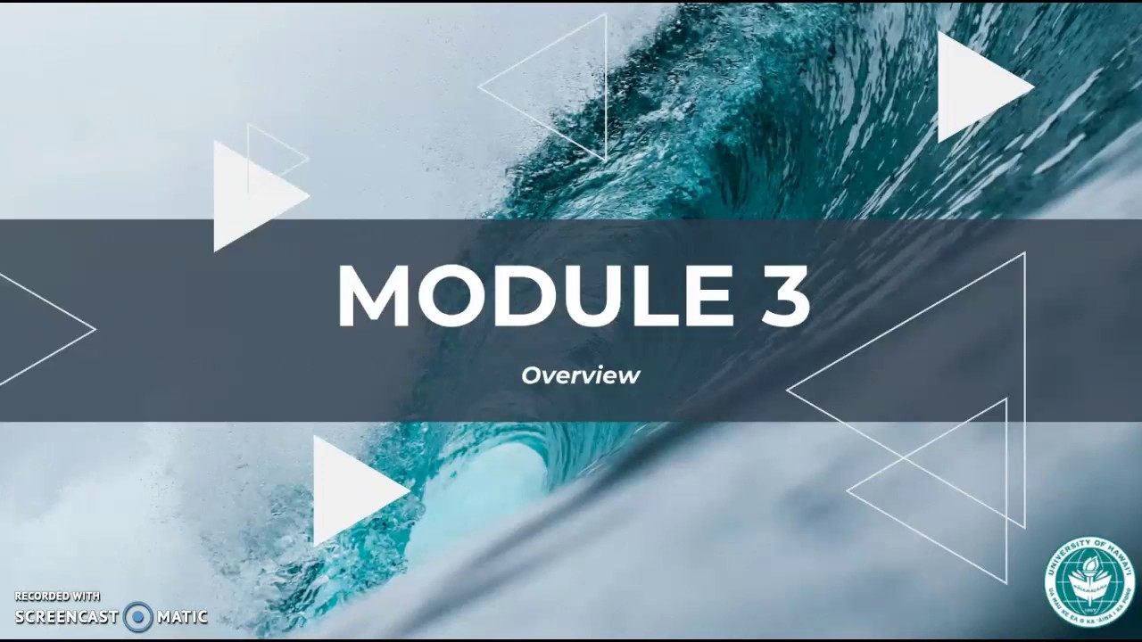 Introduction To Module 3 Youtube