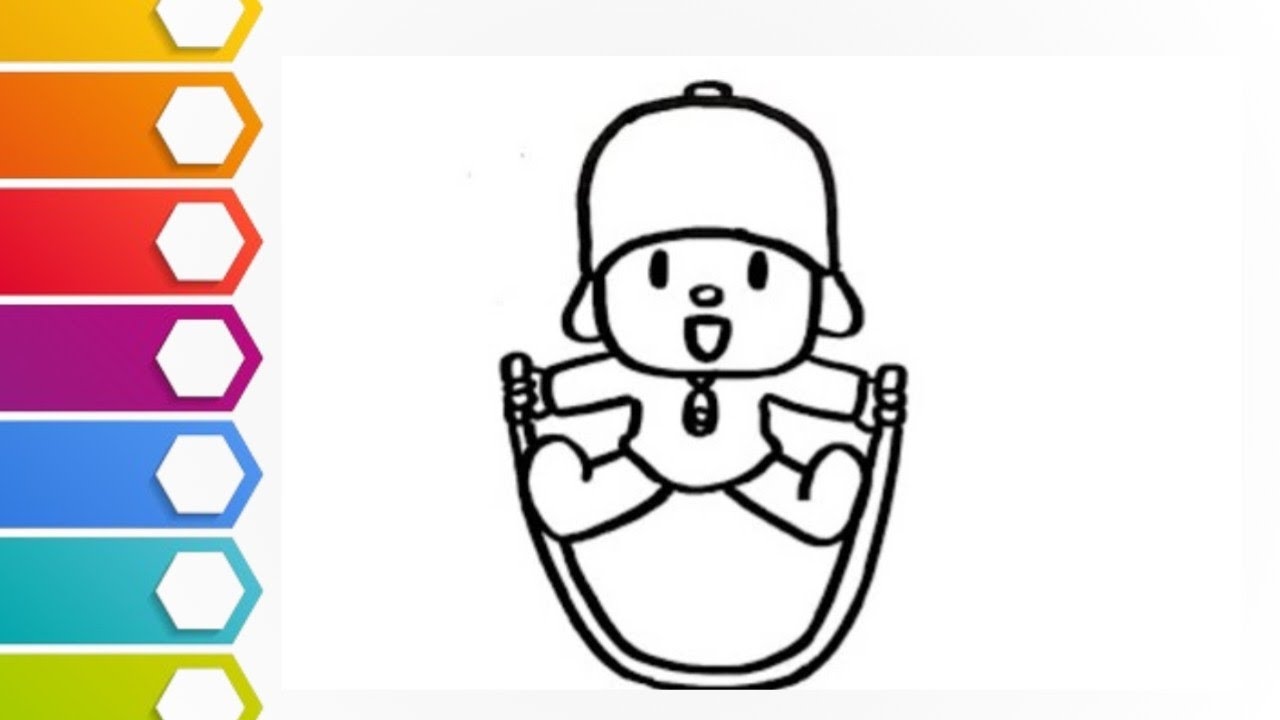 Cute Pocoyo Drawingрџґ L Easy Drawing For Kidsрџ L Pocoyo L Drawing L Pocoyo