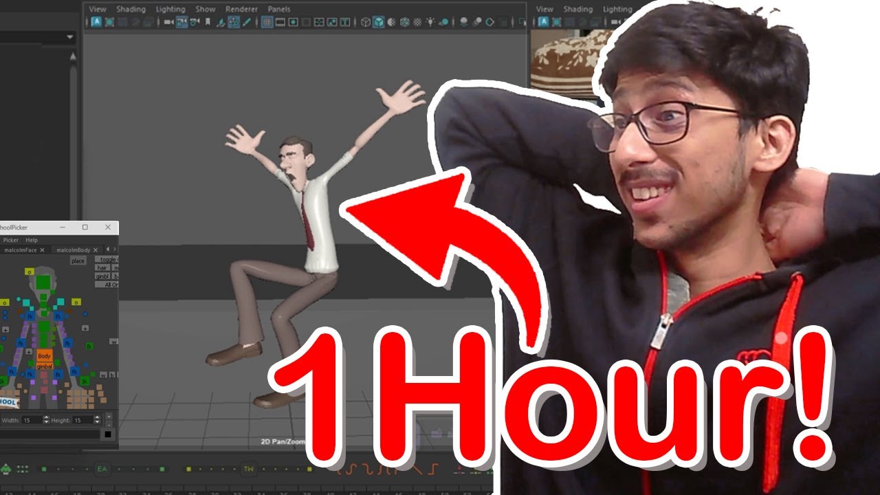 I Tried The 1 Hour Animation Challenge Youtube