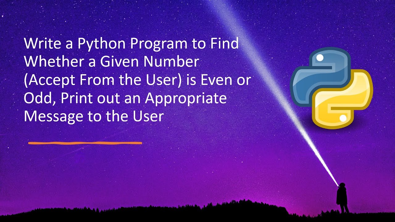 Write A Python Program To Find Whether A Given Number Accept From The