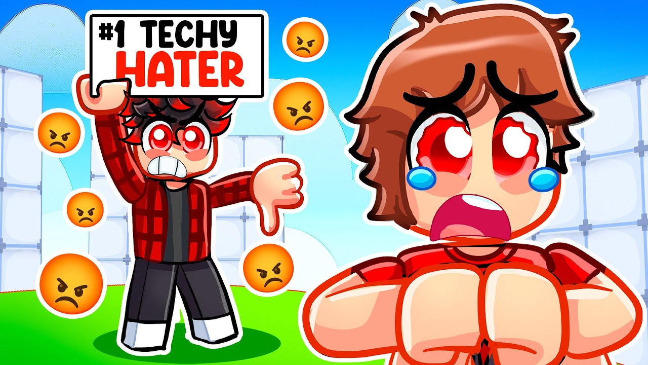 Techy Meets His 1 Hater In Roblox Rivals Youtube