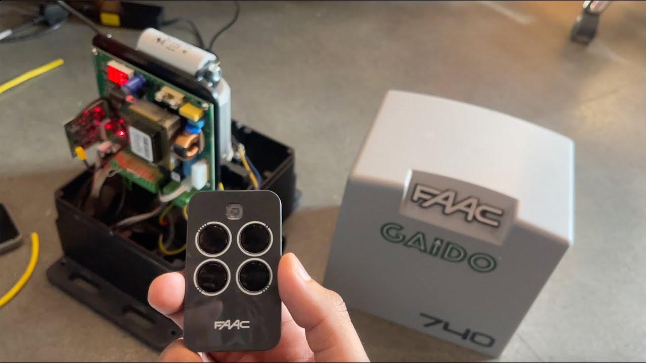 How To Configure Faac Remote Programming Of Faac Remote For Sliding