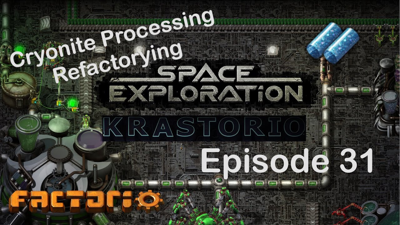 Cryonite Production Rework Factorio Space Exploration Krastorio