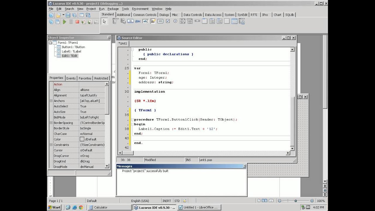 Learning To Program Pascal Lazarus 3 Variables Youtube