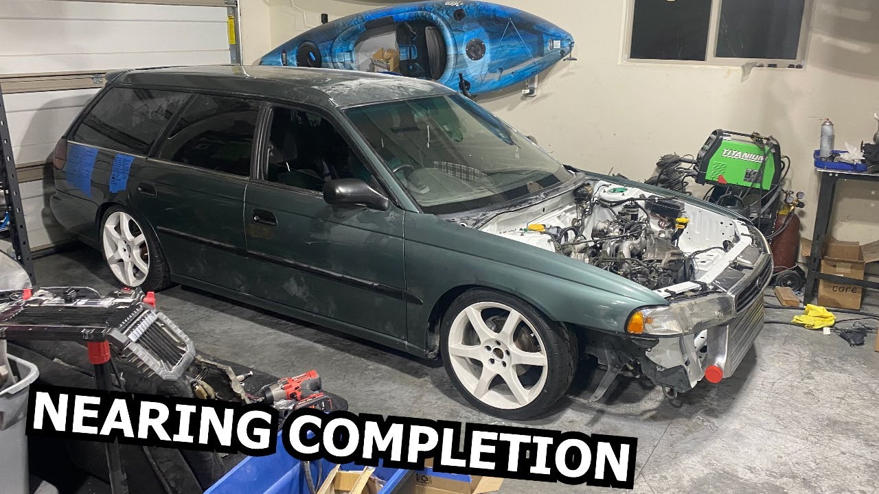 Installing The Turbo Ej22 Into My Subaru Legacy Youtube