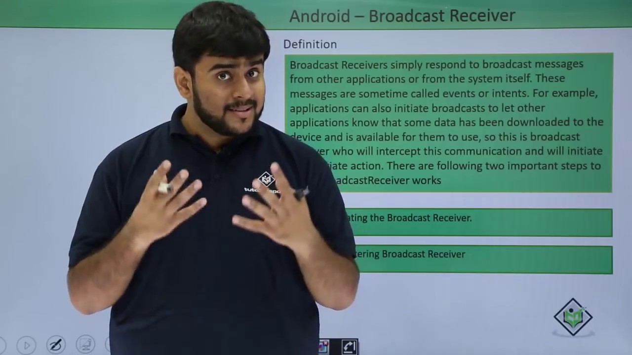 Android Broadcast Receiver Youtube