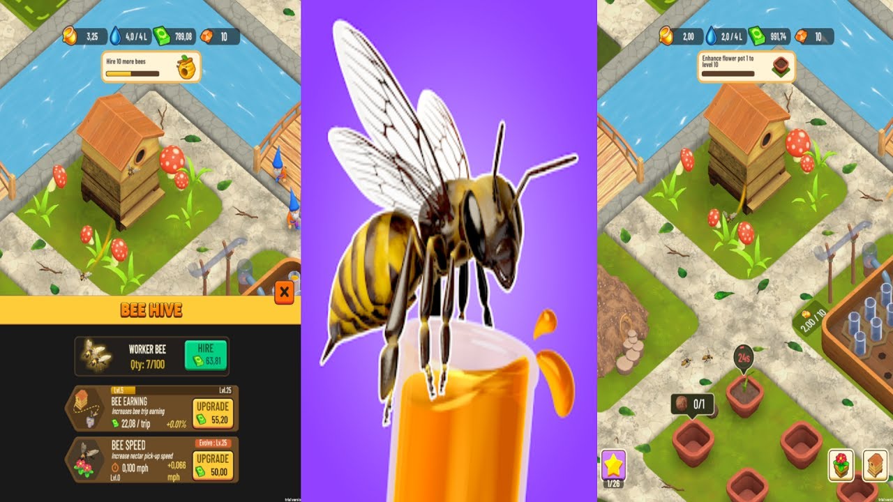 Bee A Tycoon Gameplay Mobile Game Walkthrough Android Ios Gaming Part