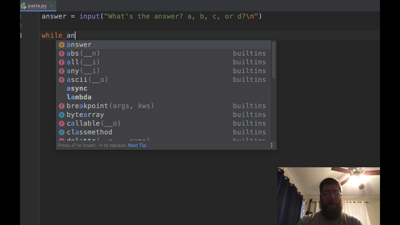 Python While Loop For Input Validation Youtube