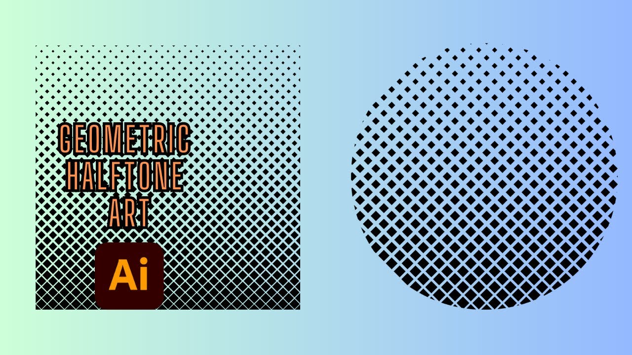 Creating Stunning Geometric Halftone Art In Adobe Illustrator Step By