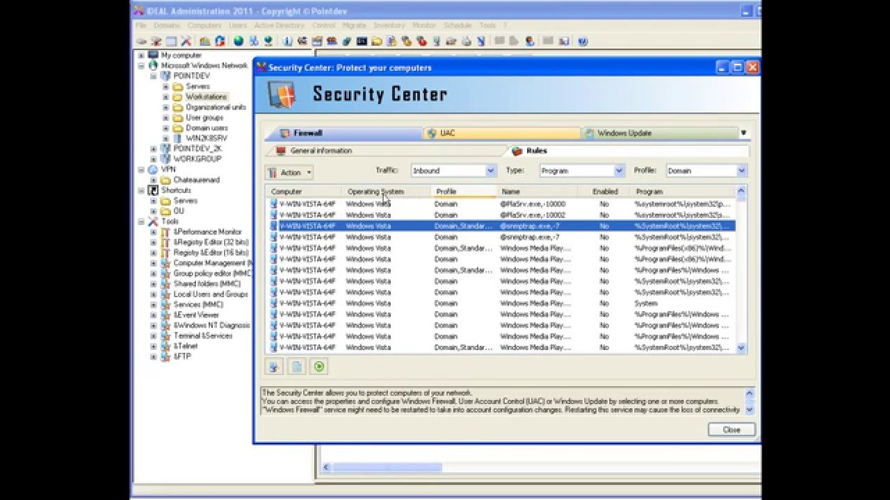 Pointdev Ideal Administration English Remotely Disable Uac And