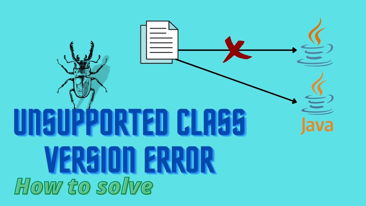 Unsupportedclassversionerror How To Solve Youtube