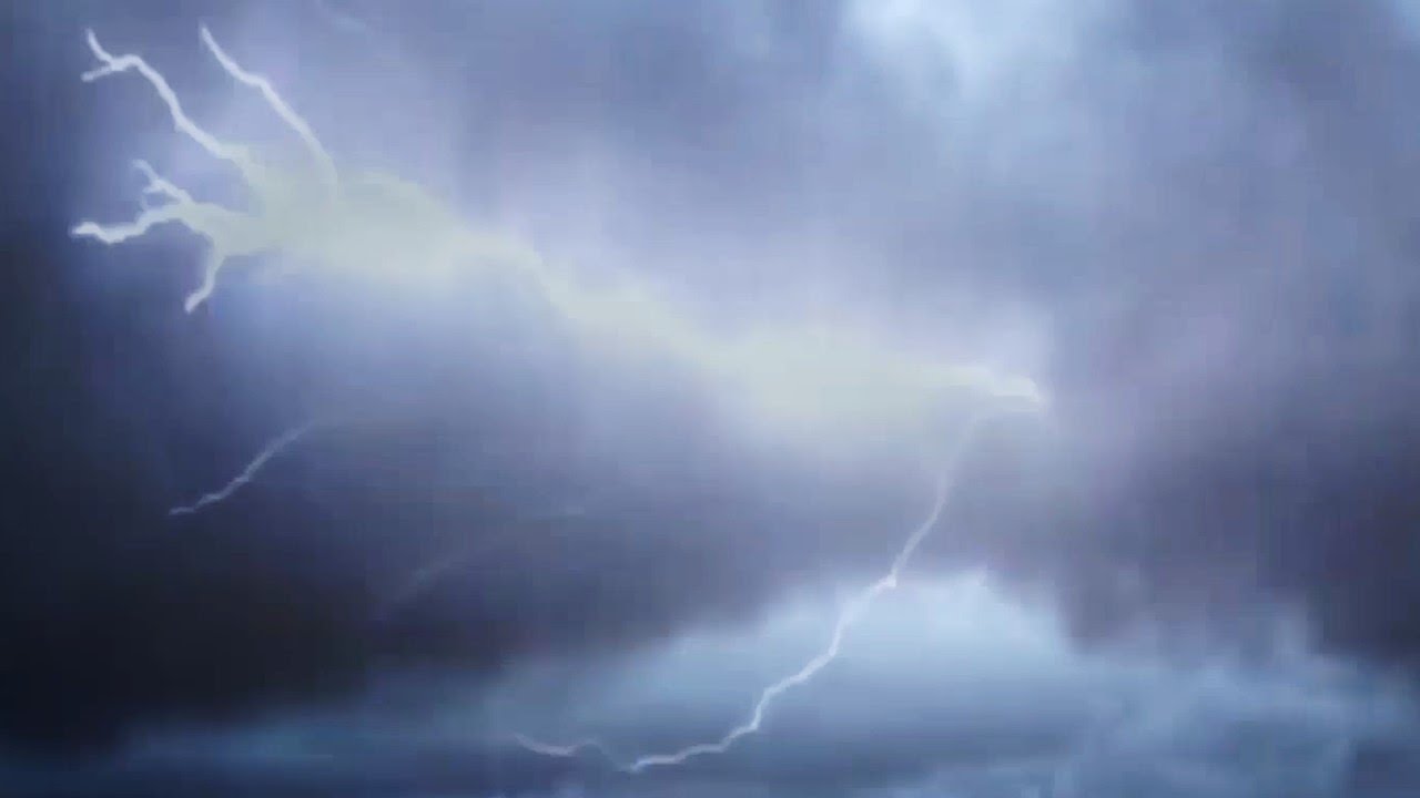Thunder And Lightning Storm Background Animation Effect Youtube