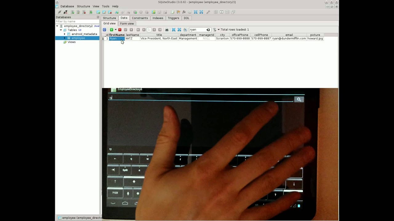Demonstration Of Android Plugin For Sqlitestudio Youtube