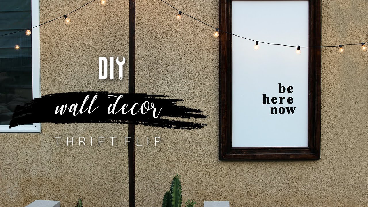 Diy Wall Decor Youtube